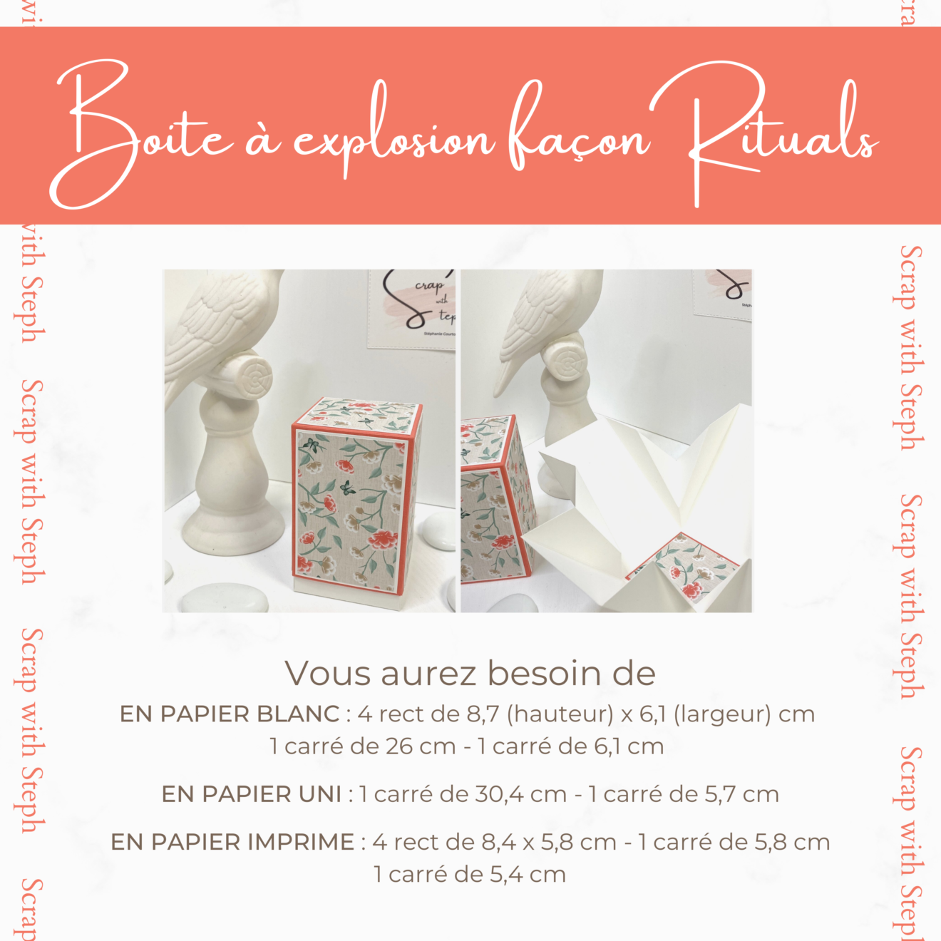 Live 52 : Boite à explosion Rituals | Scrap with Steph